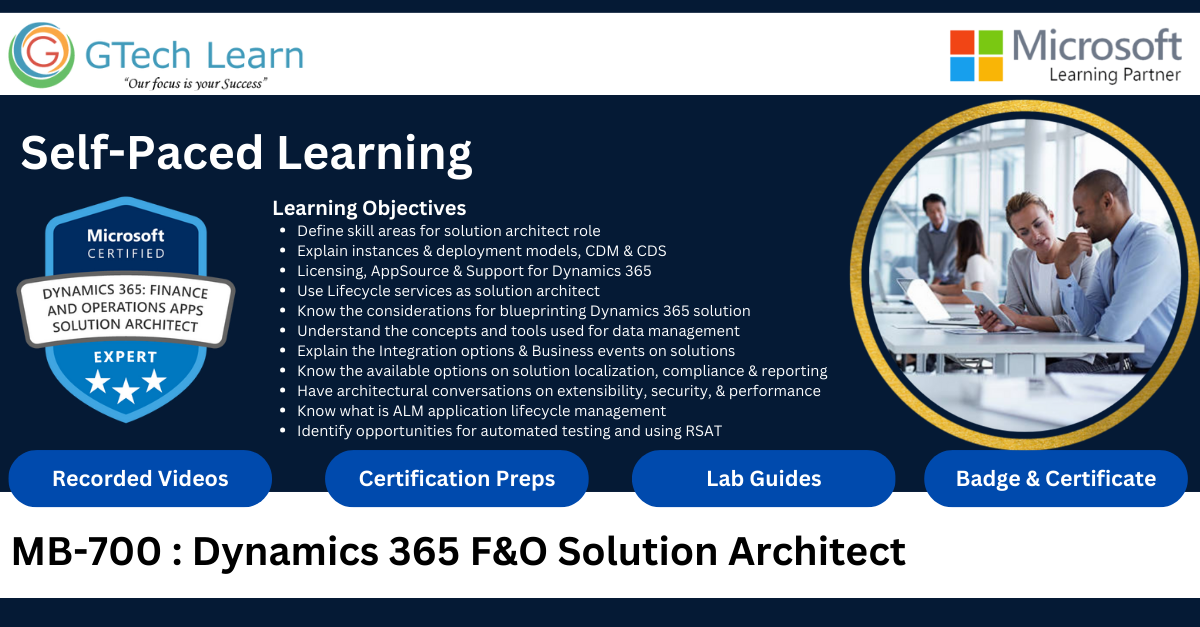 MB-700-SP : Self-Paced : Microsoft Dynamics 365: Finance and Operations ...