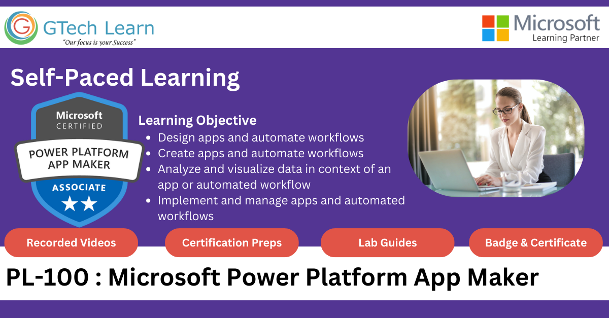 PL-100-SP : Self-Paced : Microsoft Power Platform App Maker