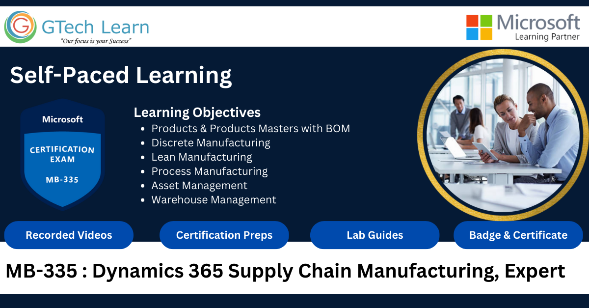 MB-335-SP : Self-Paced : Microsoft Dynamics 365 Supply Chain Management ...